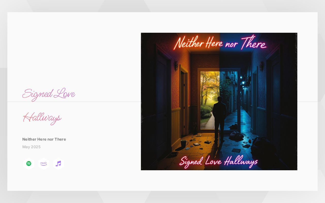 Signed Love Hallways